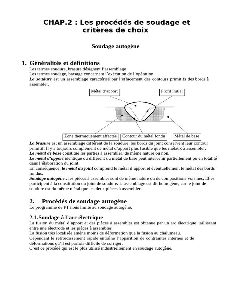Soudage Cours | PDF