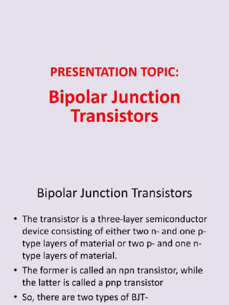 BJT | PDF
