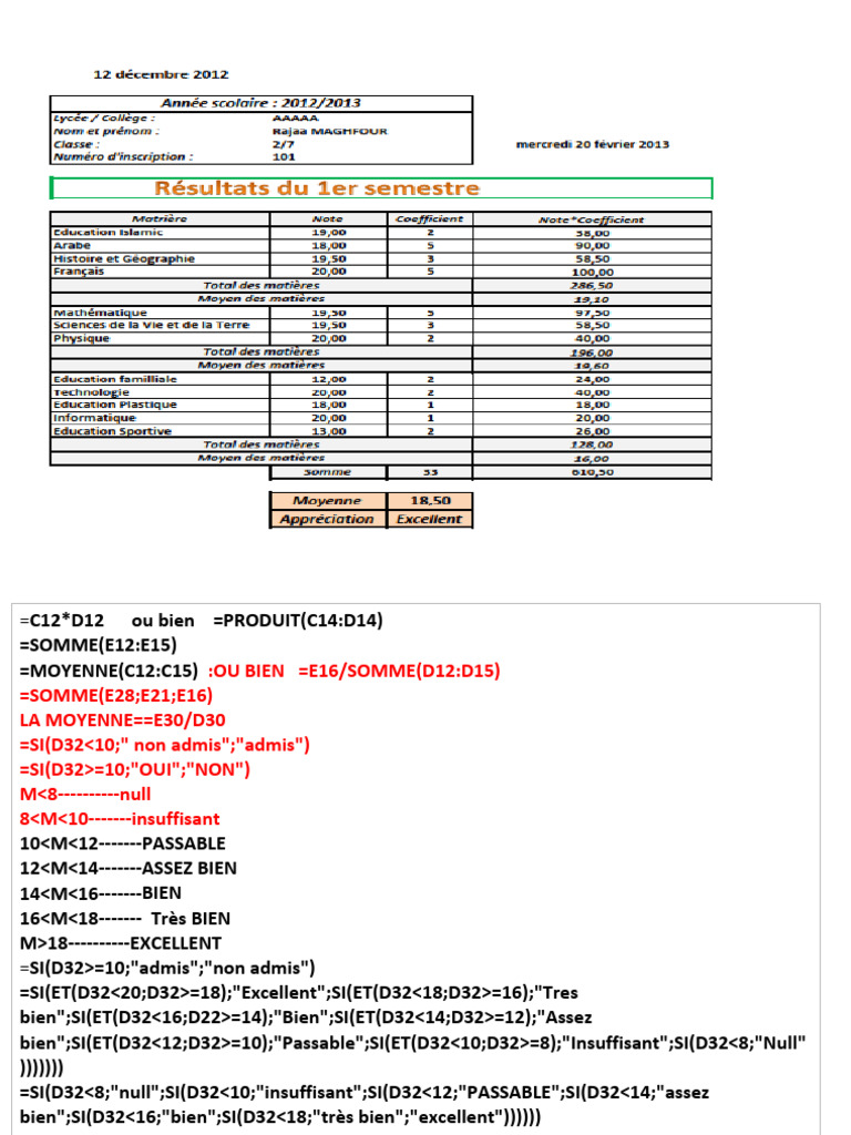 TP 1 Avec Correction | PDF