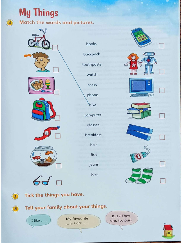 My Things Exercise | PDF