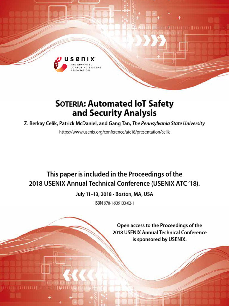 Safety Security Analysis IoT 18 | PDF