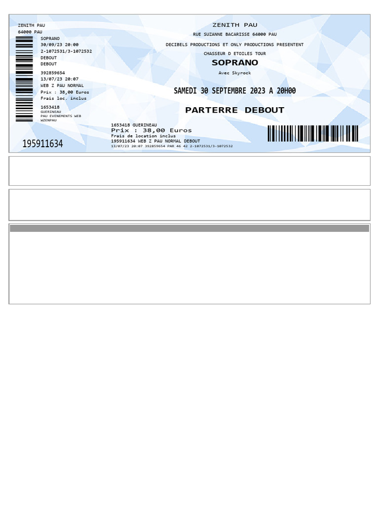 Samedi 30 Septembre 2023 A 20H00: Soprano | PDF