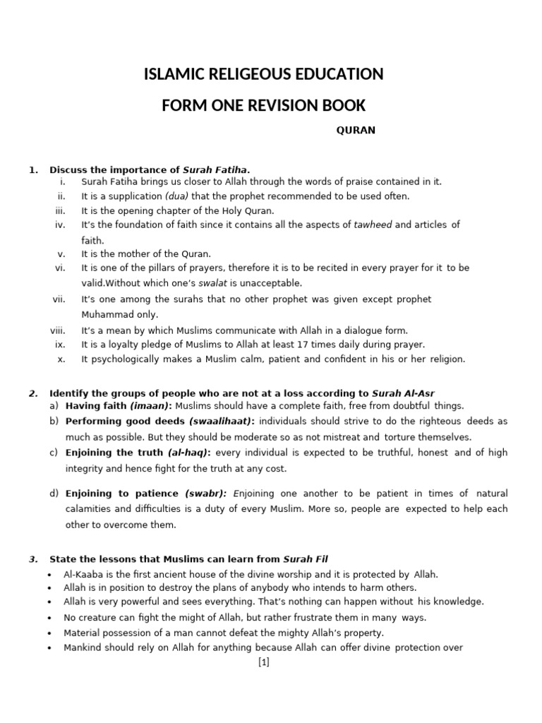 Ire F1 Revision Book | PDF