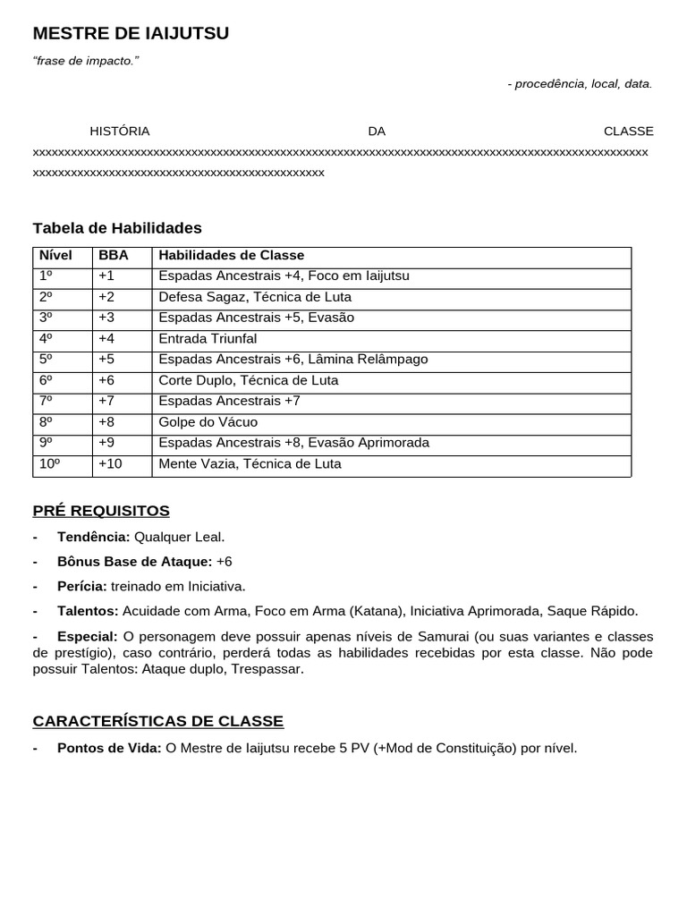CDP - Mestre de Iaijutsu-Final | PDF