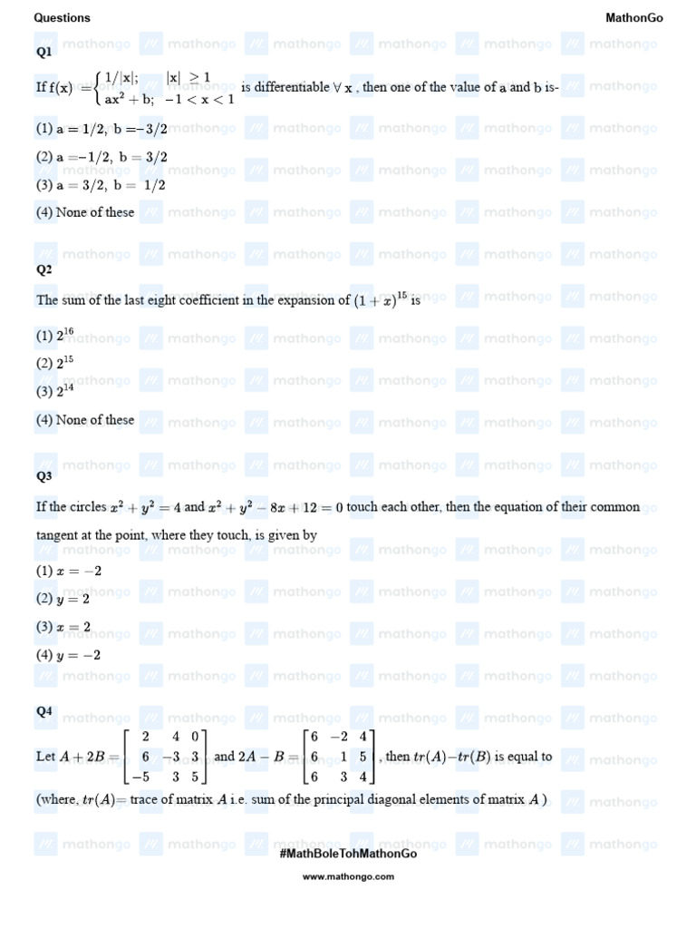 BITSAT ISIS Class | PDF