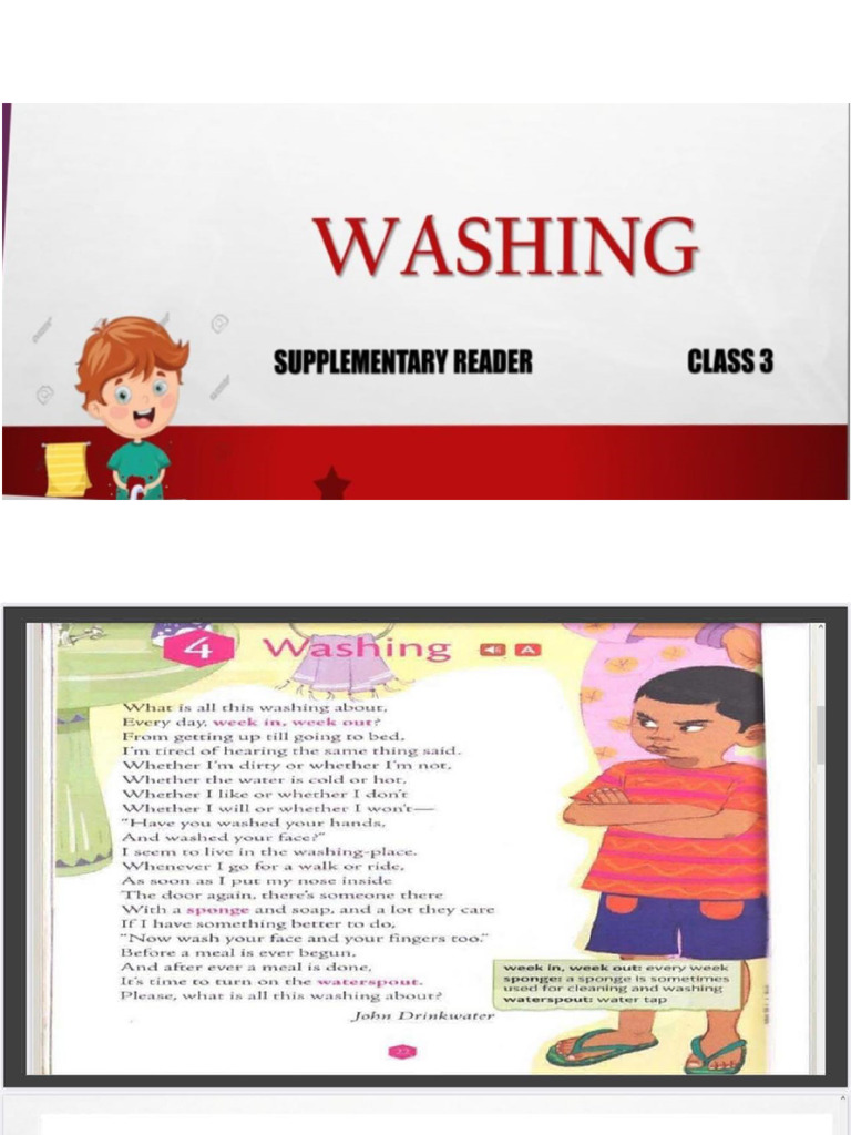 Washing Poem - Notes | PDF