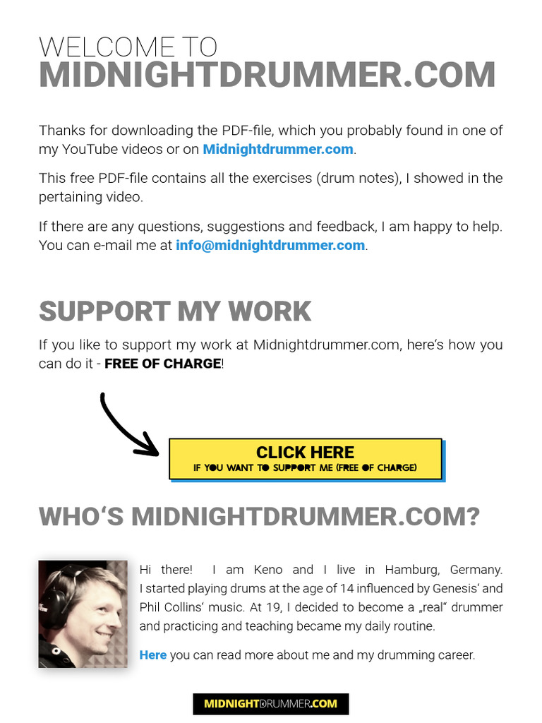 Single Stroke Roll Exercises | PDF