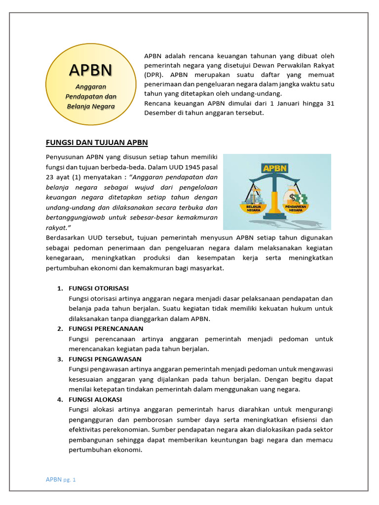 Materi Apbn | PDF