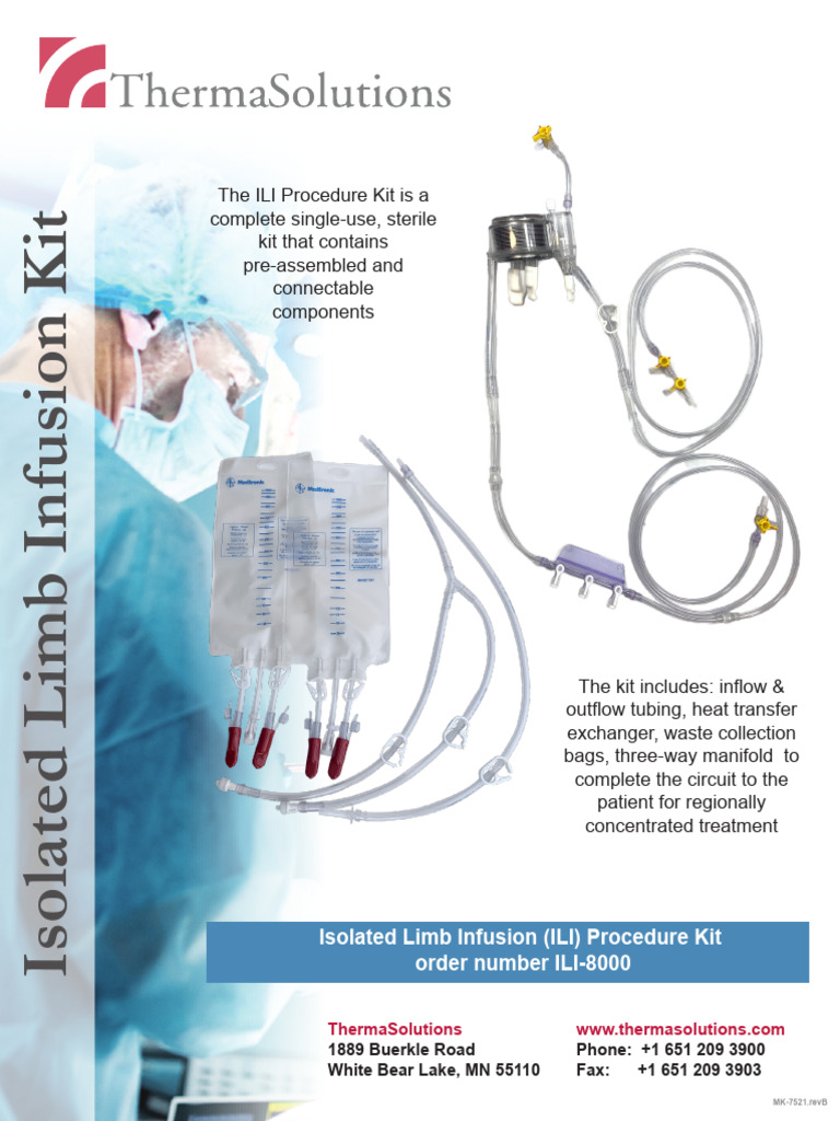 MK 7521 Brochure Isolated Limb Infusion Kit | PDF