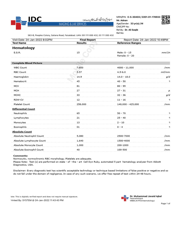 Patient Reports | PDF