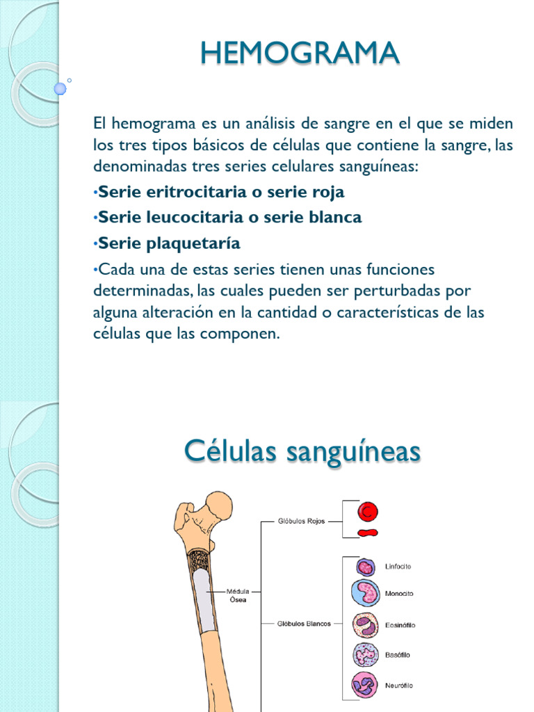 Cuadro Hematico | PDF | Sangre | Leucocito