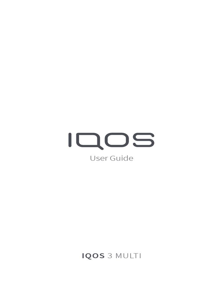 IQOS Multi User Guide EN1 | PDF