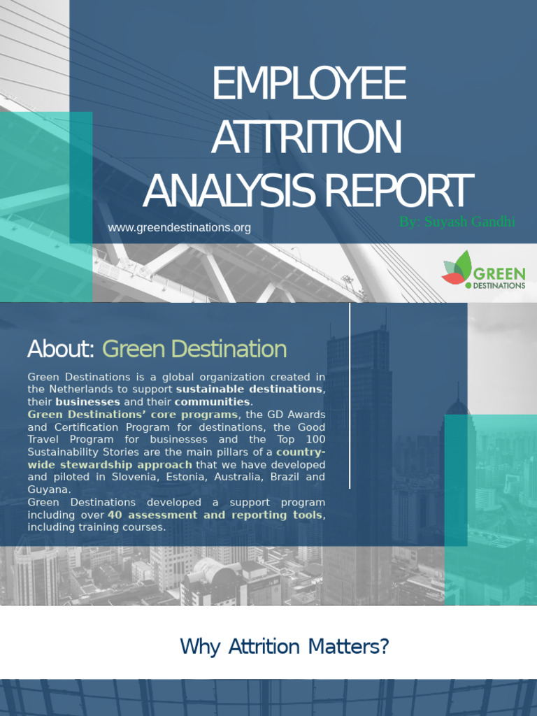 Green Destinations Attrition Report | PDF | Economies | Business