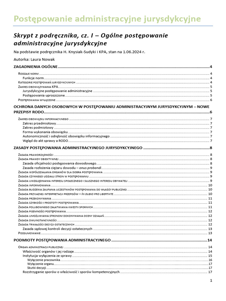 KPA Skrypt2024 | PDF