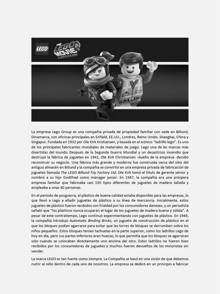 Caso Lego - Sustitutorio | PDF