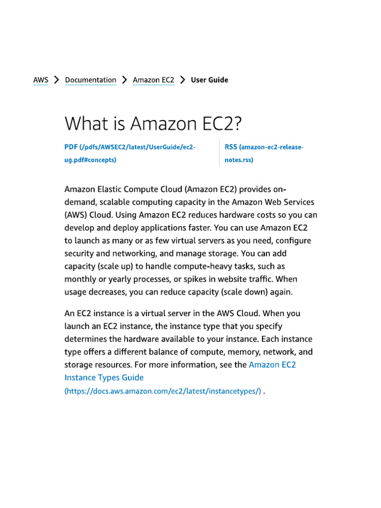 Ec2 Types | PDF