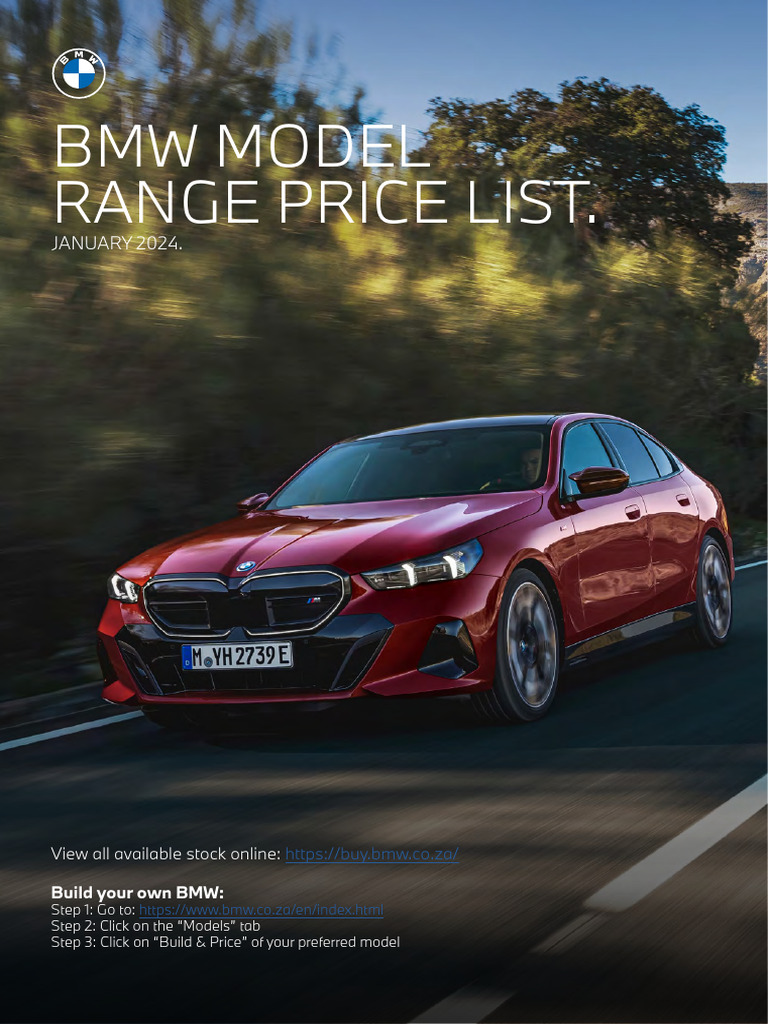 BMW Range Price List Jan 2024.PDF - Asset.1702975078019 | PDF