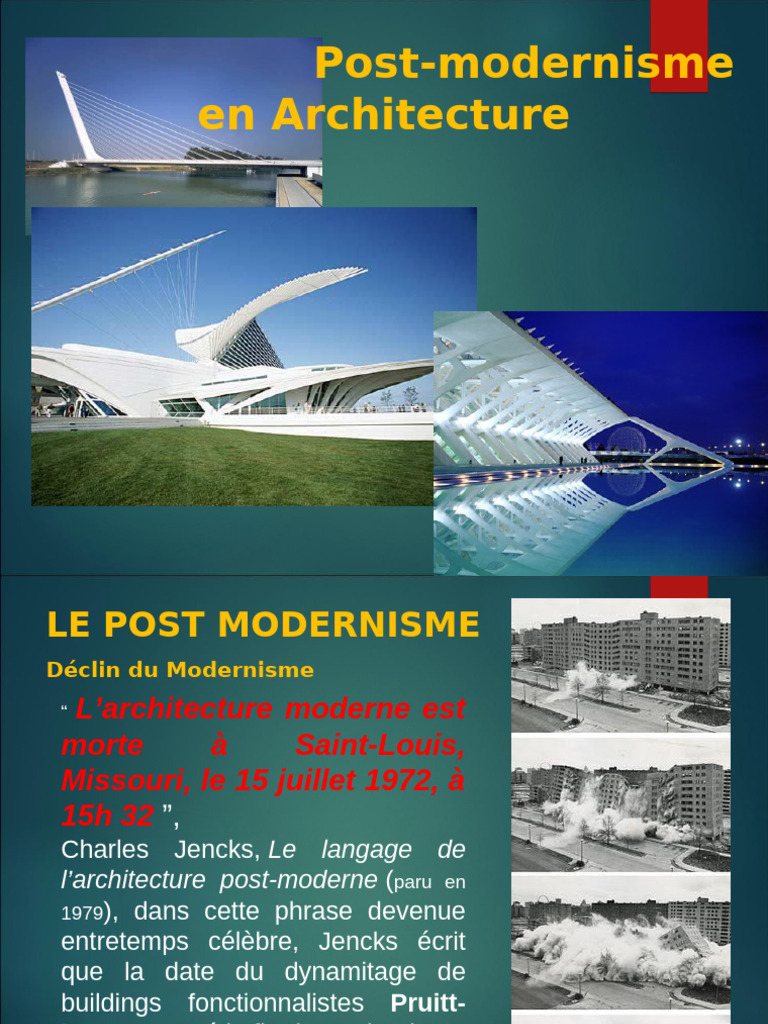 Le Post Modernisme en Architecture | PDF | Conception architecturale | Architecture