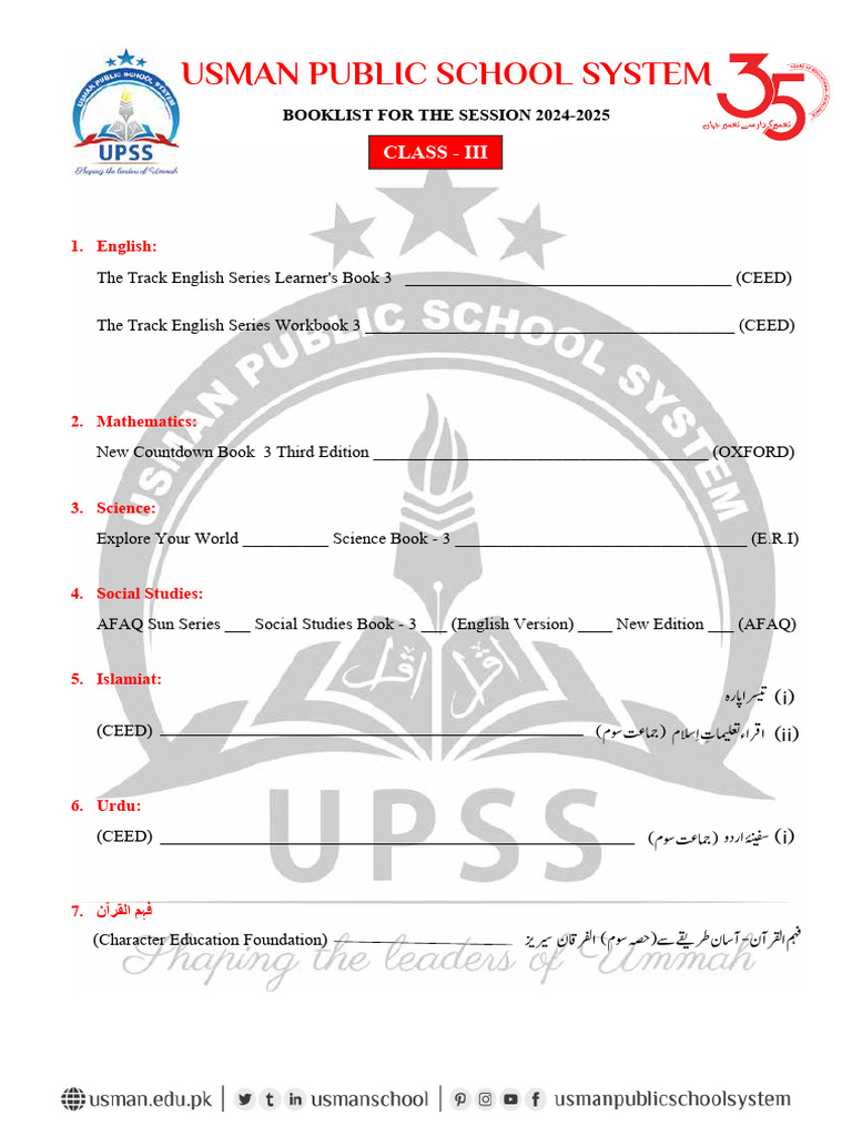 Class III | PDF | Printing Materials