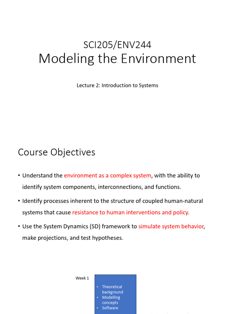 Lecture 2 | PDF | System | Flood