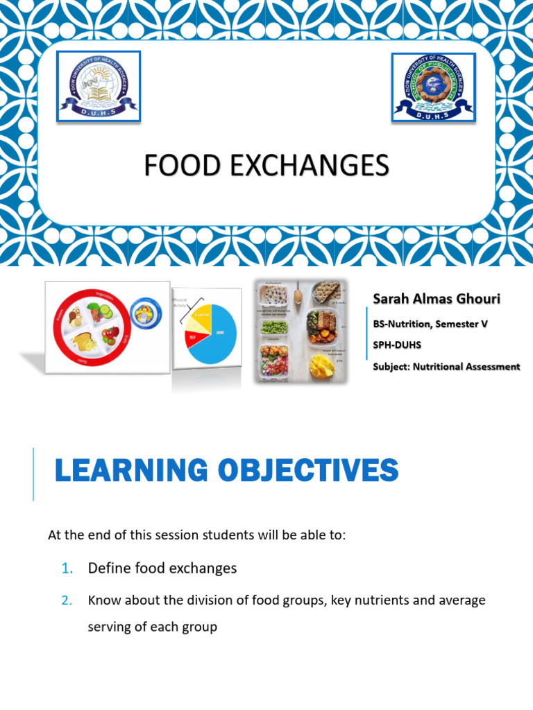 Food Exchange System | PDF