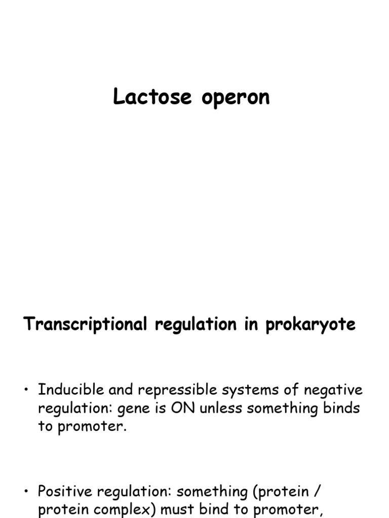 MedGen 07week Lab Lactose Operon | PDF