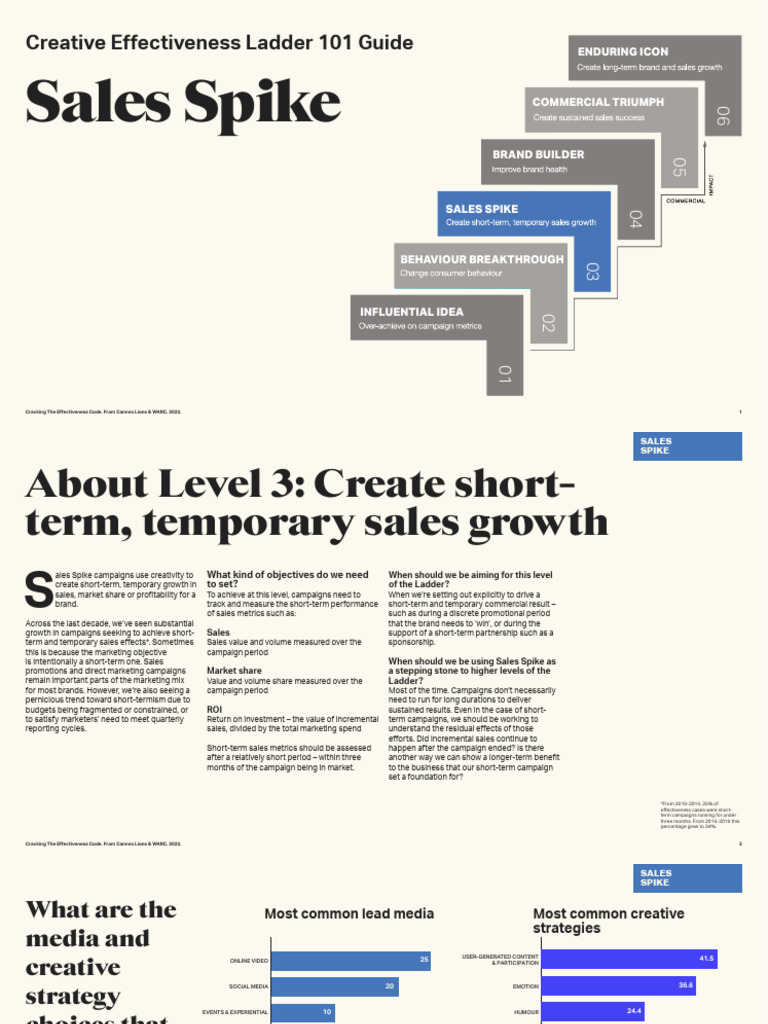 Creative Effectiveness Ladder Gu | PDF
