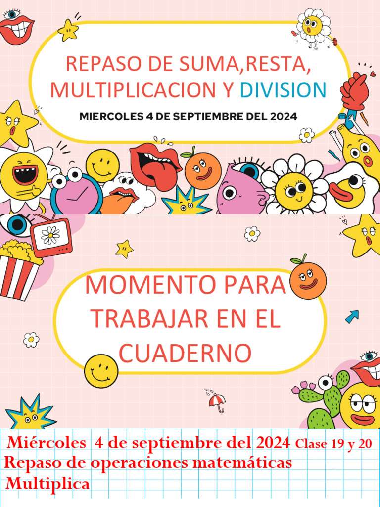 Actividad de Repaso Operaciones Basicas | PDF