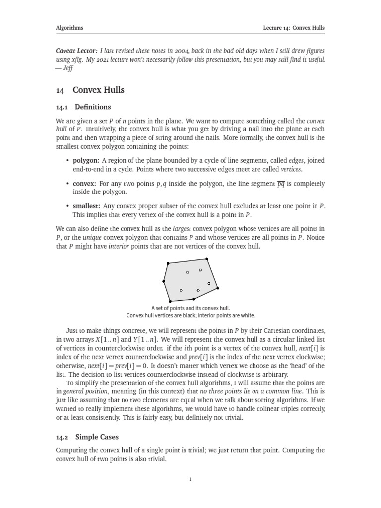 Enveloppe Convexe | PDF