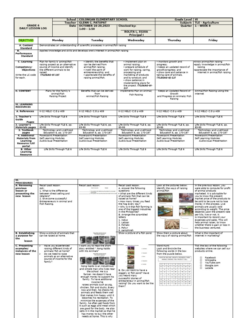 TLE 6-Week 8 Edited | PDF
