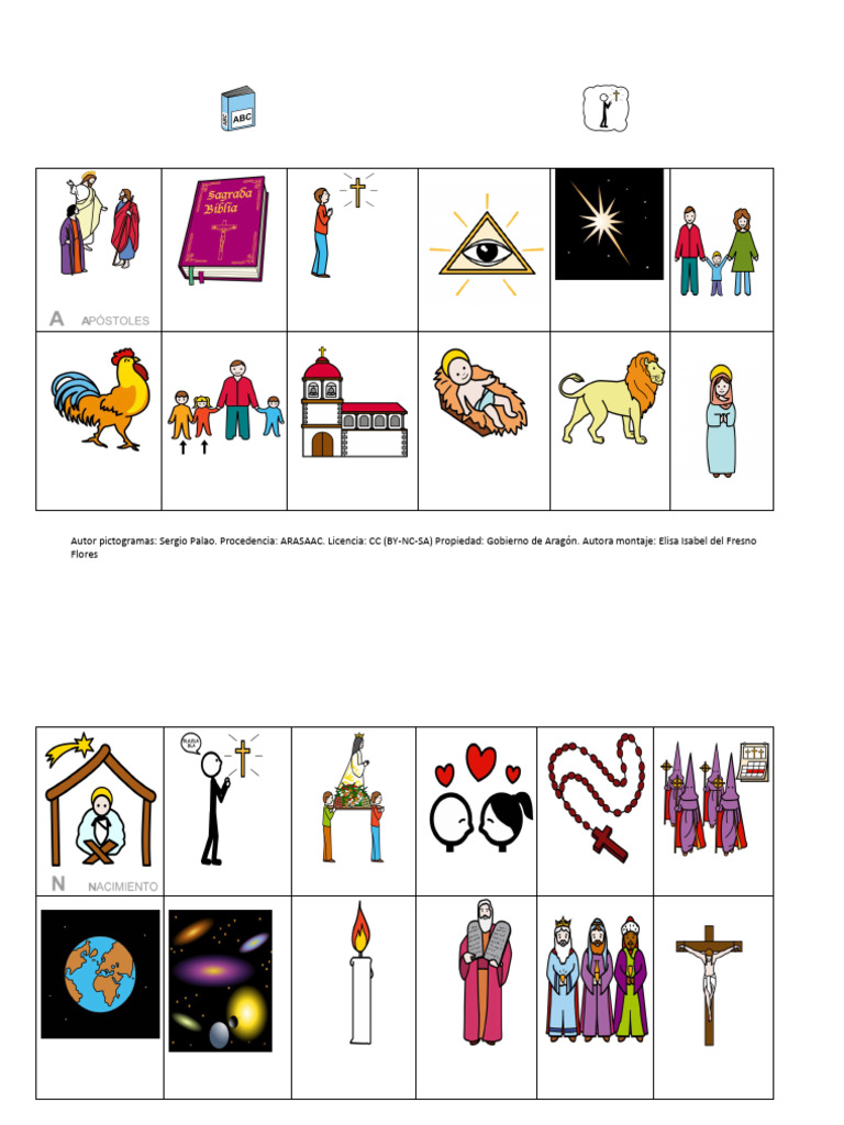 Diccionario Religion Cristiana Pictogramas | PDF