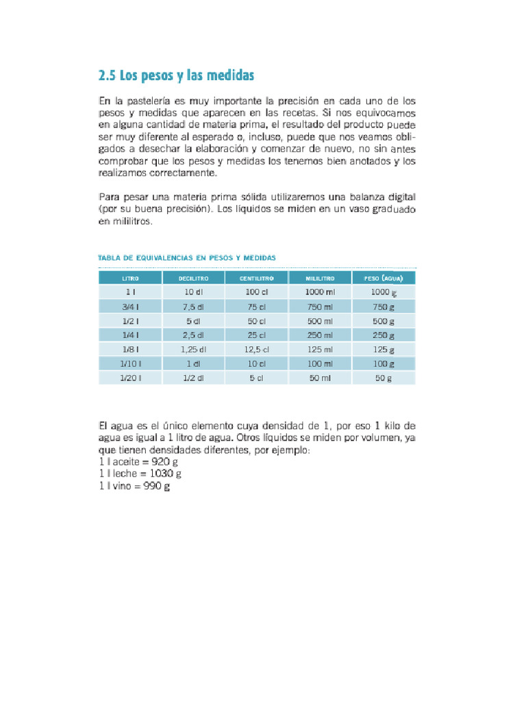 pESOS Y MEDIDAS | PDF