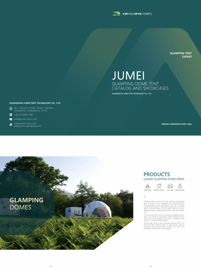 Pricing Jumei Glamping Dome Catalog 2024 | PDF