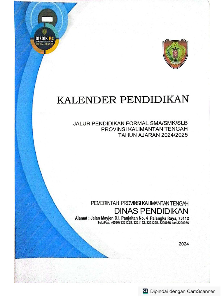 Kaldik Kalteng TP 2024-2025 | PDF