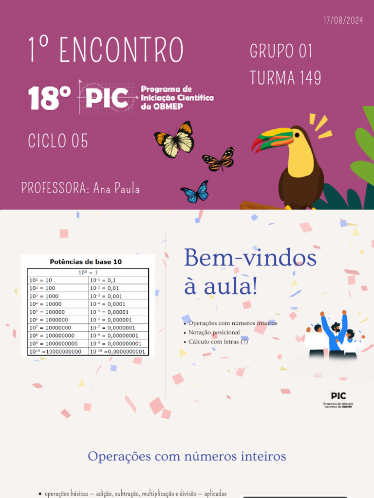 ENCONTRO 01 Do CICLO 5 | PDF