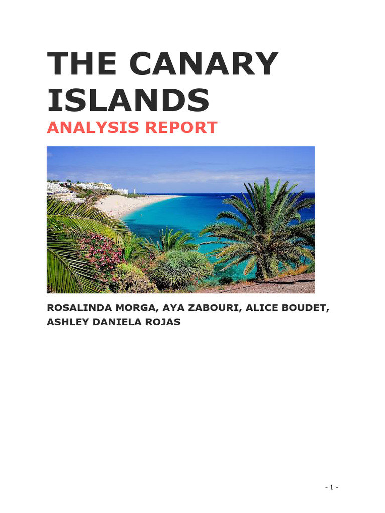 The Canary Islands FR 2.0 | PDF