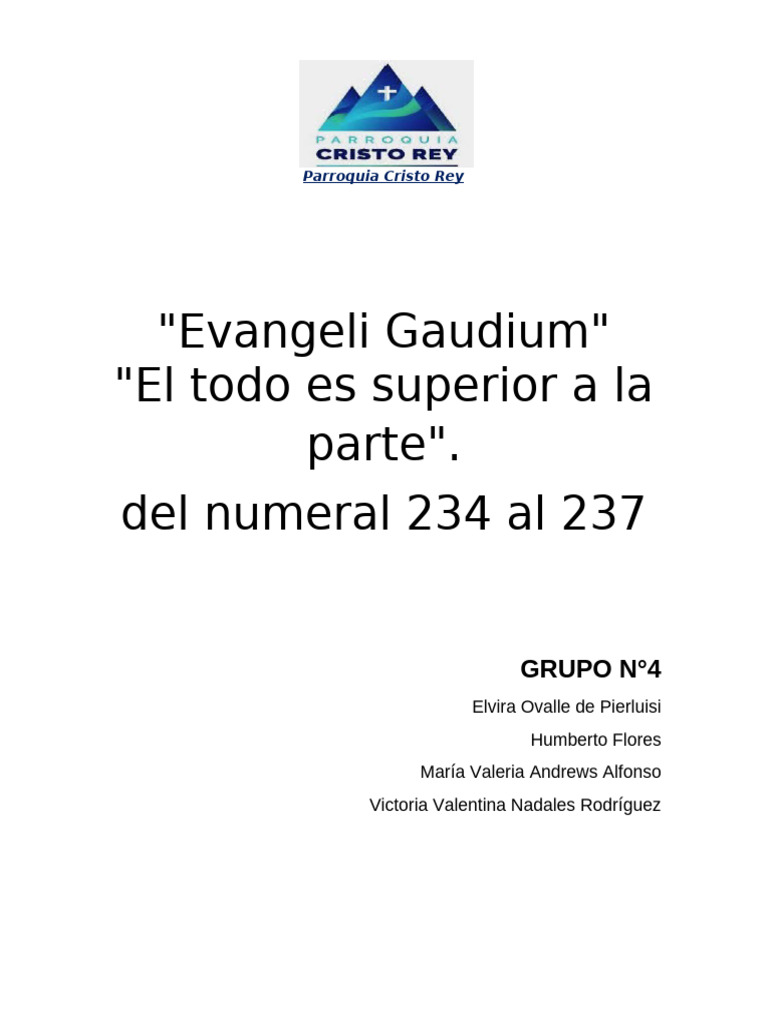 Evangeli Gaudium | PDF