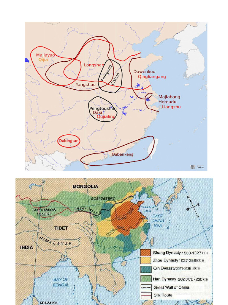 Ancient China Maps | PDF