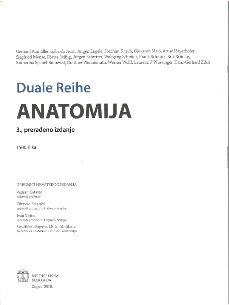Anatomija - Duale Reihe | PDF