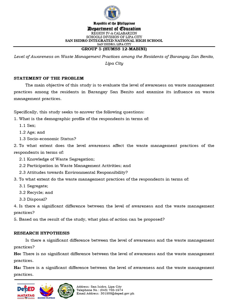 Template DepEd Matatag San Isidro INHS | PDF