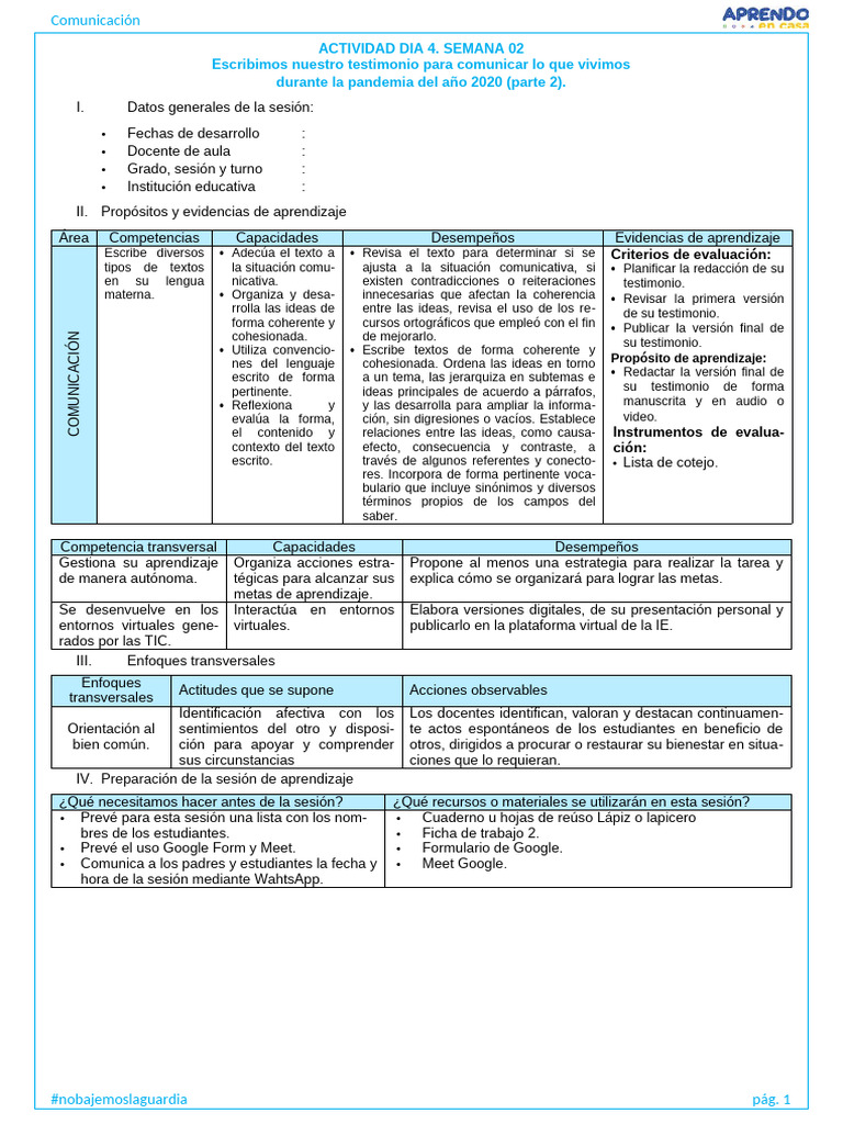 6° Sem02 Act4 Dia4 | PDF