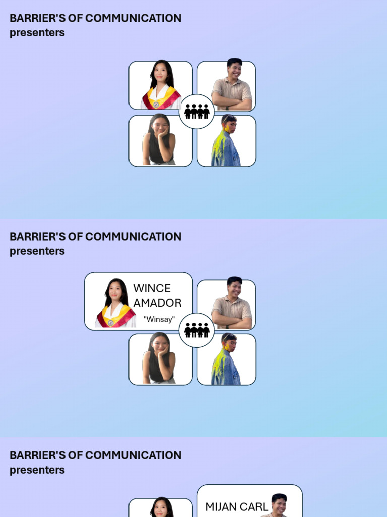 Barriers of Communication | PDF