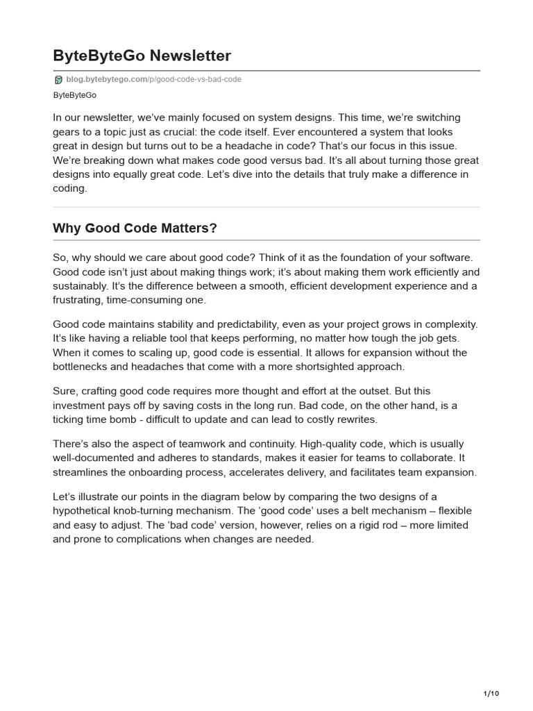 Good Vs Bad Code Pdf 
