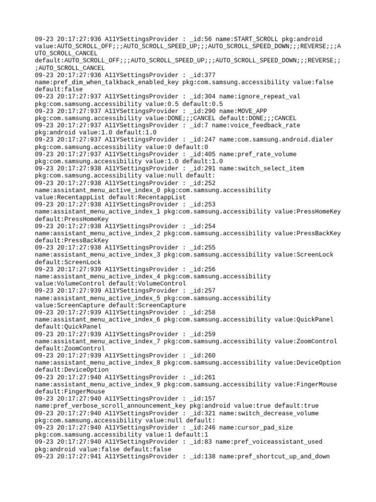 A11yprovider Log | PDF | Android (Operating System) | Embedded Linux