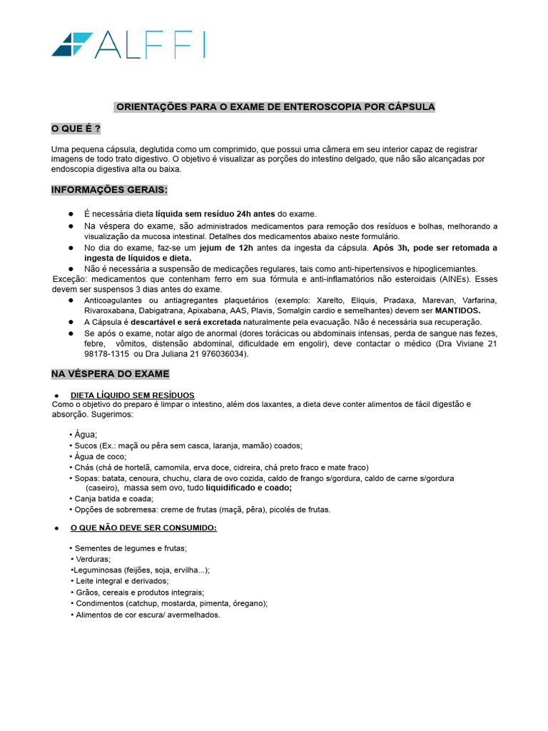 Preparo Capsula Alffi | PDF