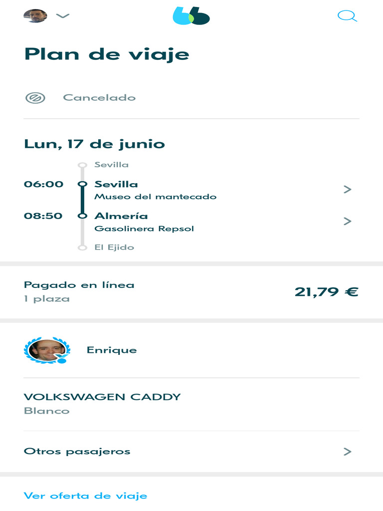 Plan de Viaje BlaBlaCar | PDF