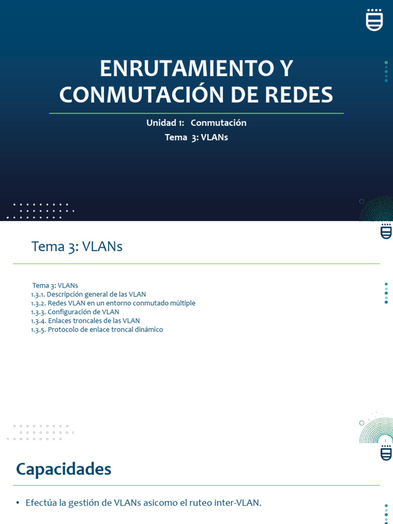 PPT 2022 03 U01 T03 Enrutamiento y Conmutación de Redes (2153) | PDF