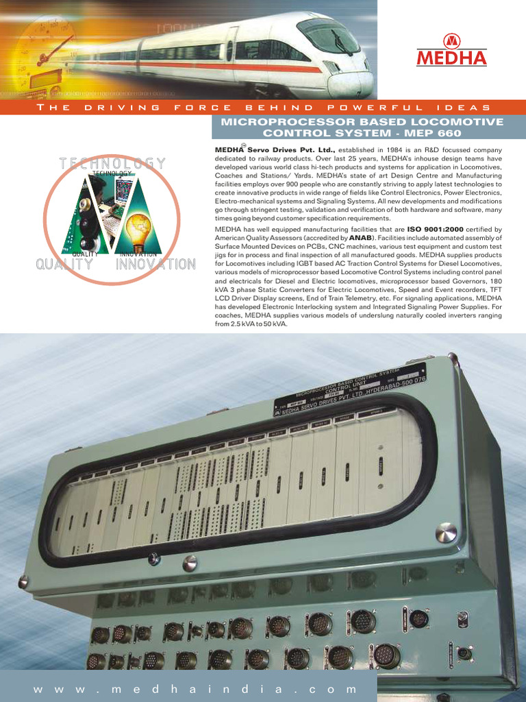 Microprocessor-Based Locomotive Control | PDF | Power Supply ...