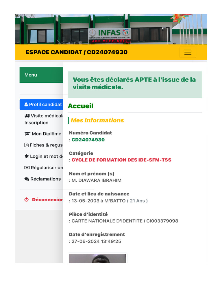 Espace Candidat | PDF