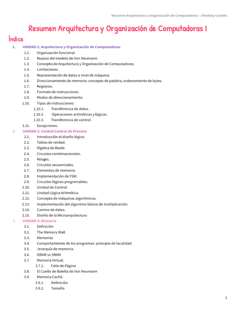 Resumen Teorico a.O.C | PDF